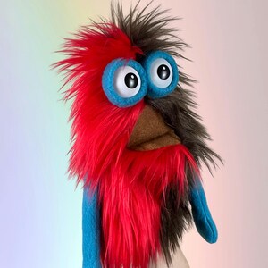 Meep Monster Puppet - Hand Puppet / Hand and Rod Puppet - 2 Fur - Brown ...