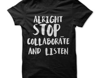 Stop Collaborate and Listen - Etsy