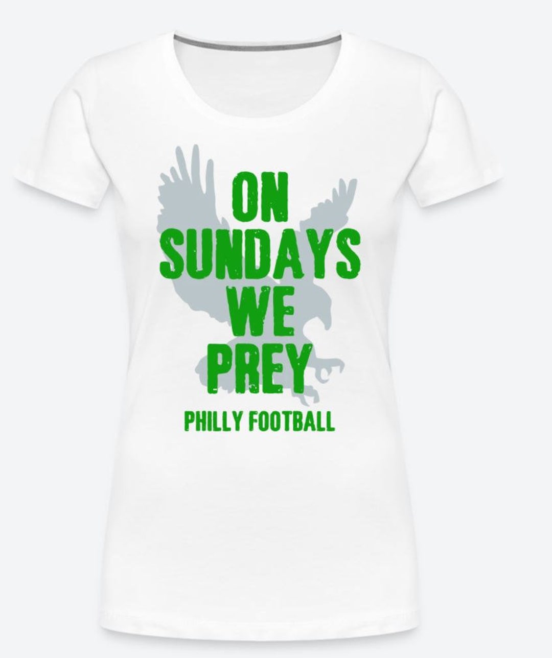 On Sundays We Prey T-shirt Design White Shirt With Multi Color Print ...