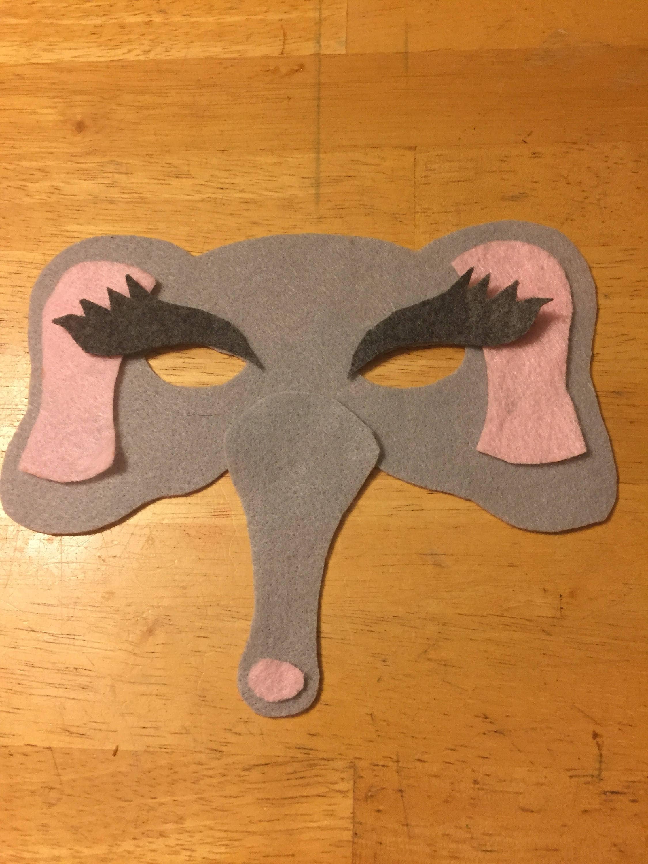 Elephant Mask - Etsy