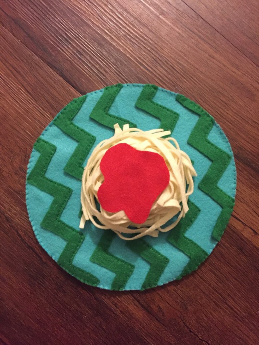 Felt Spaghetti and Sauce - Etsy