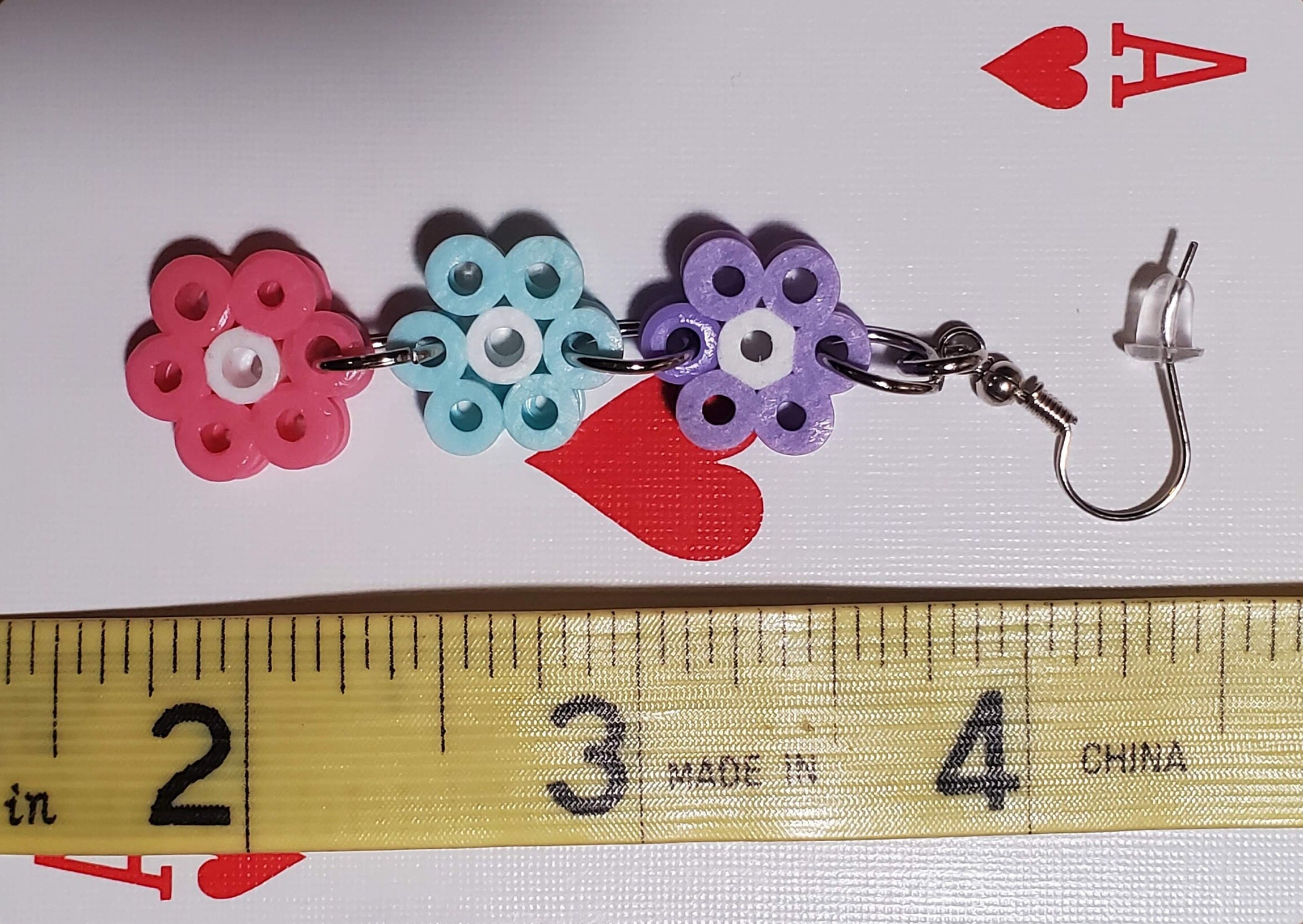 Kidcore Colorful Flower Earrings - Etsy