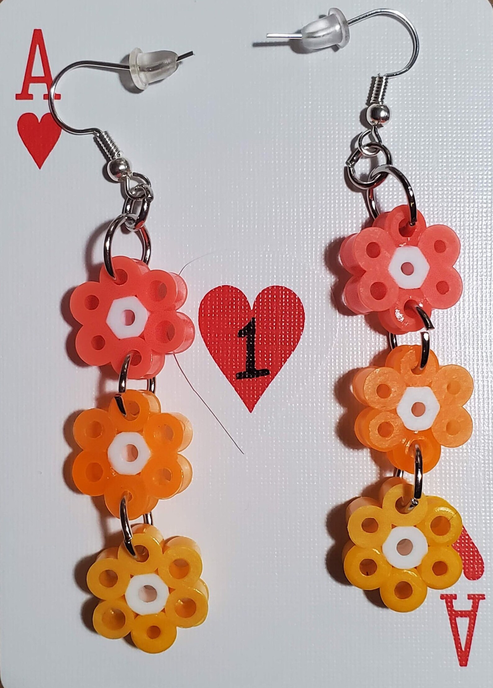 Kidcore Colorful Flower Earrings - Etsy