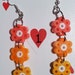 Kidcore Colorful Flower Earrings - Etsy