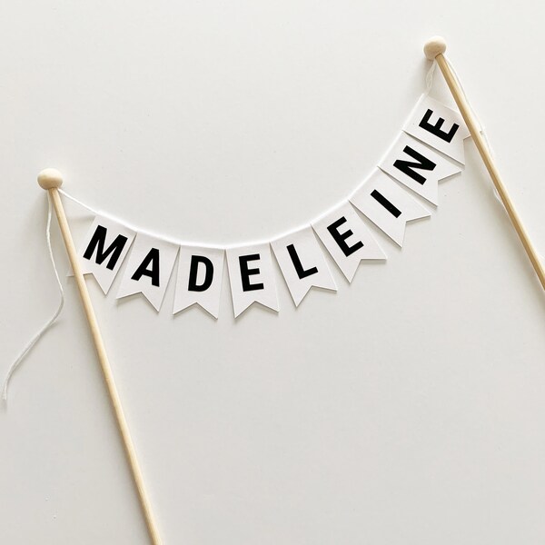 Banner Cake Topper - Etsy