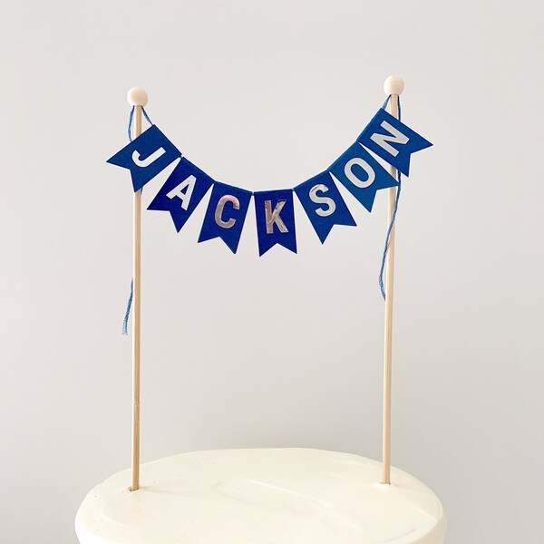 Banner Cake Topper - Etsy