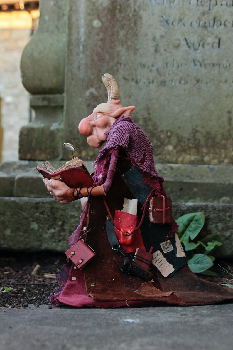 The Librarian-ooak-fantasy Creature-collectible-made by - Etsy UK