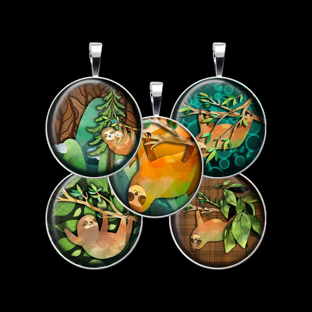 Sloths Digital Collage Sheet - Jungle Sloths Collage Sheet - Animal ...