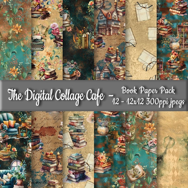 Library Book Fabric - Etsy