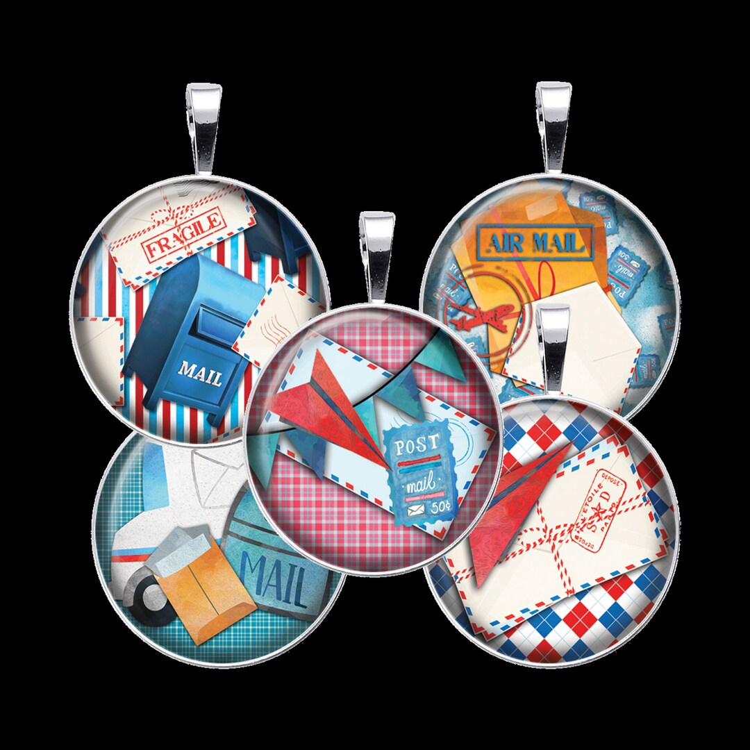 Postman Digital Collage Sheet, Mailman Collage, Postage Stamp Collage ...