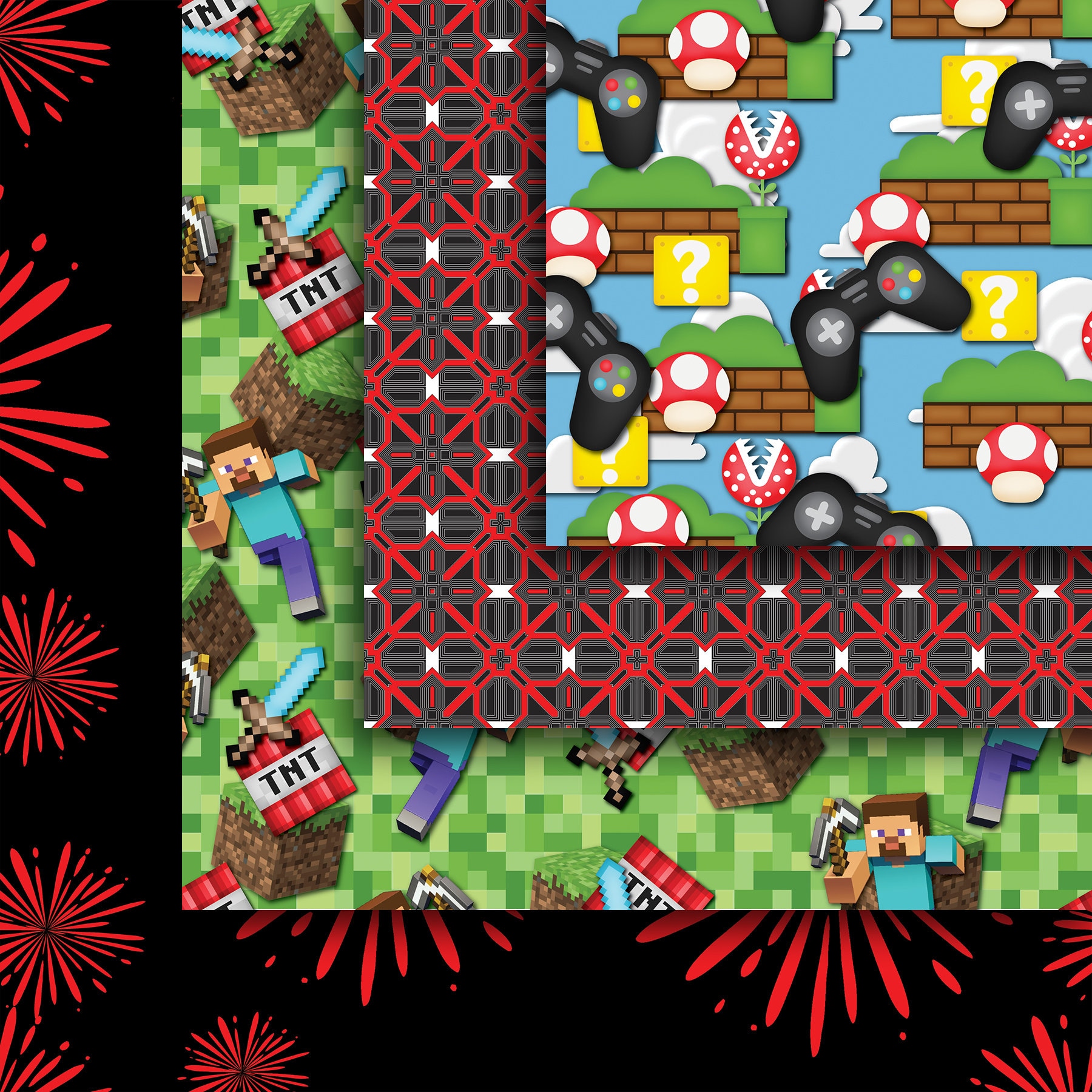 Video Games Seamless Digital Paper Pack Gamer Seamless - Etsy