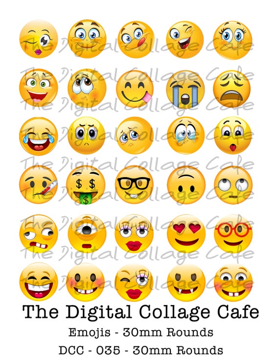 Collage De Emojis Emoji Lots Of Characters Collage Wall Poster With