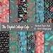 Workout Seamless Digital Paper Pack, Fitness Digital Pattern, Weight ...