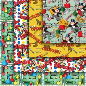 Board Games Seamless Digital Paper Pack, Board Game Digital Design ...