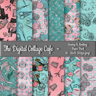 DigitalCollageCafe - Etsy