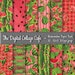 Watermelon Seamless Digital Paper Pack Fruit Digital Paper | Etsy