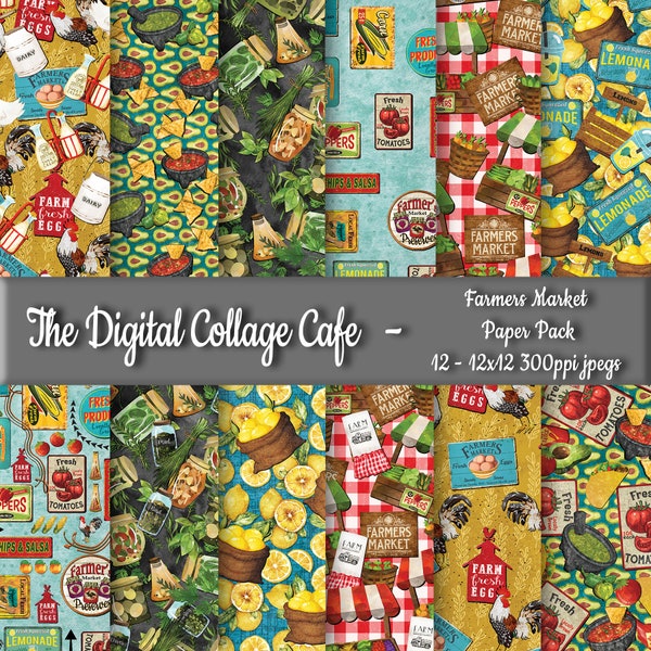 Digital Paper Pack - Etsy