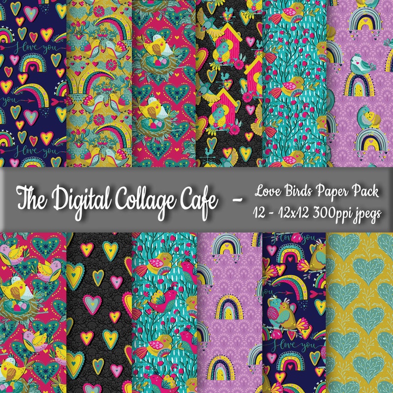 DigitalCollageCafe - Etsy