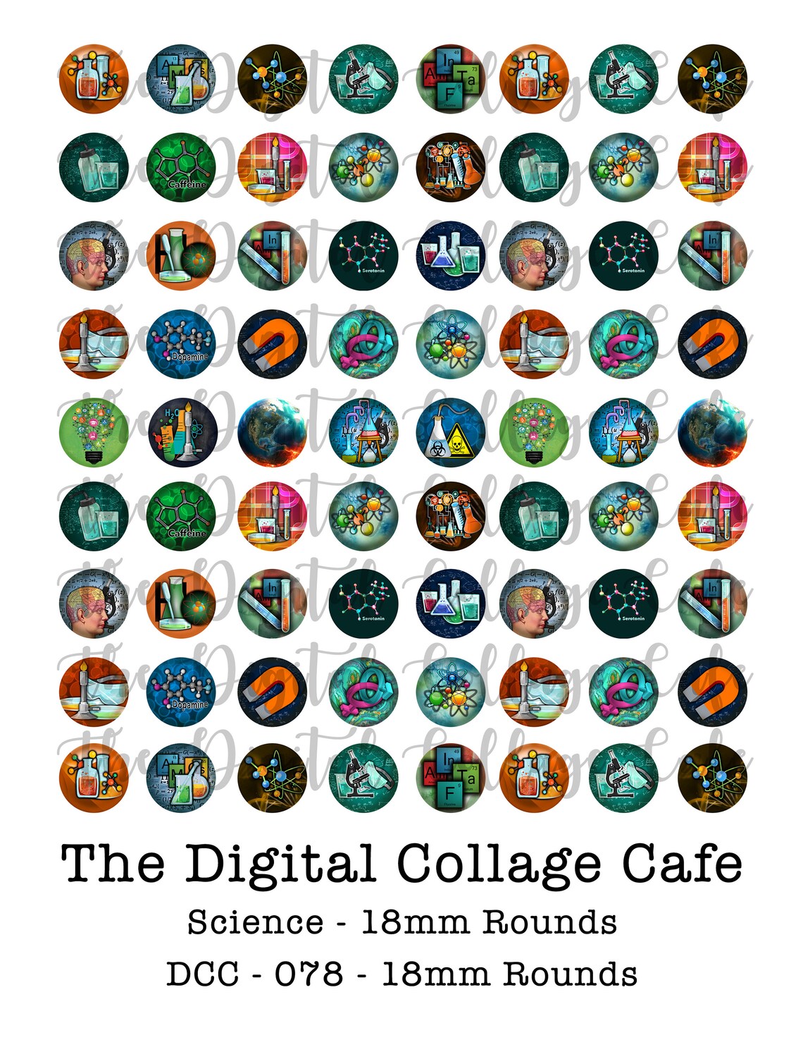 Science Digital Collage Sheet, Chemistry Collage, Biology Collage ...