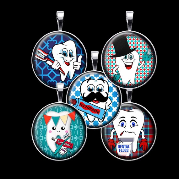 Tooth Digital Collage Sheet DCC006 Dental Hygienist Collage | Etsy