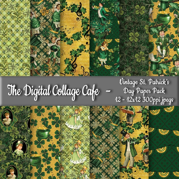 Irish Digital Paper - Etsy