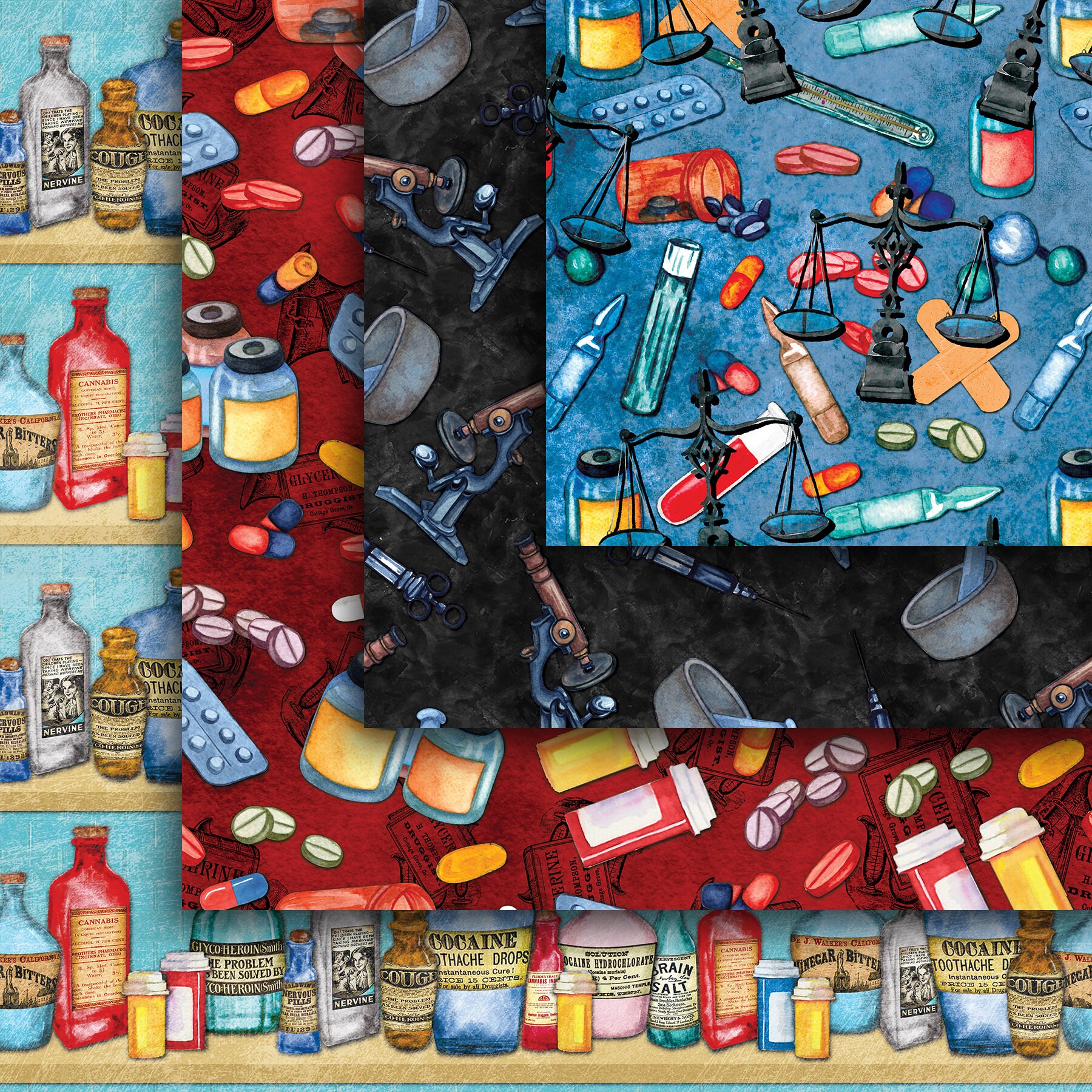 Pharmacy Seamless Digital Paper Pack Pharmacist Digital - Etsy