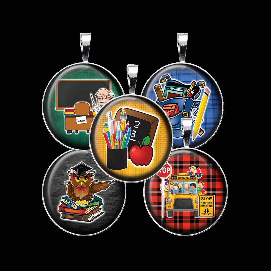 School Digital Collage Sheet - Education Digital Collage DCC044- 18mm ...