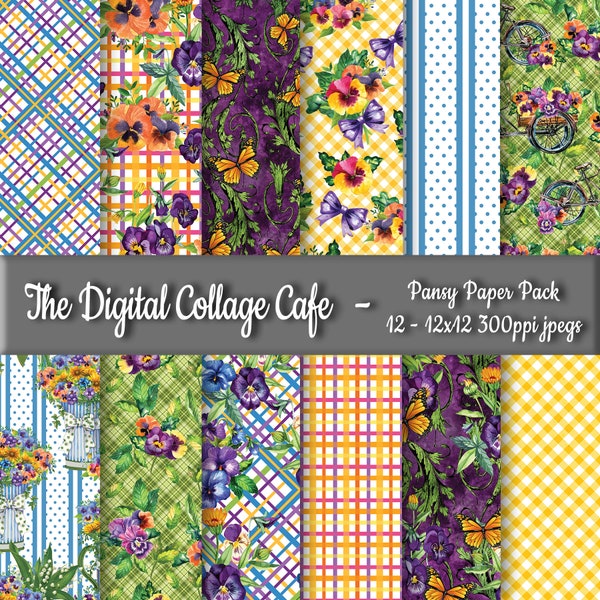 Digital Paper Pack - Etsy
