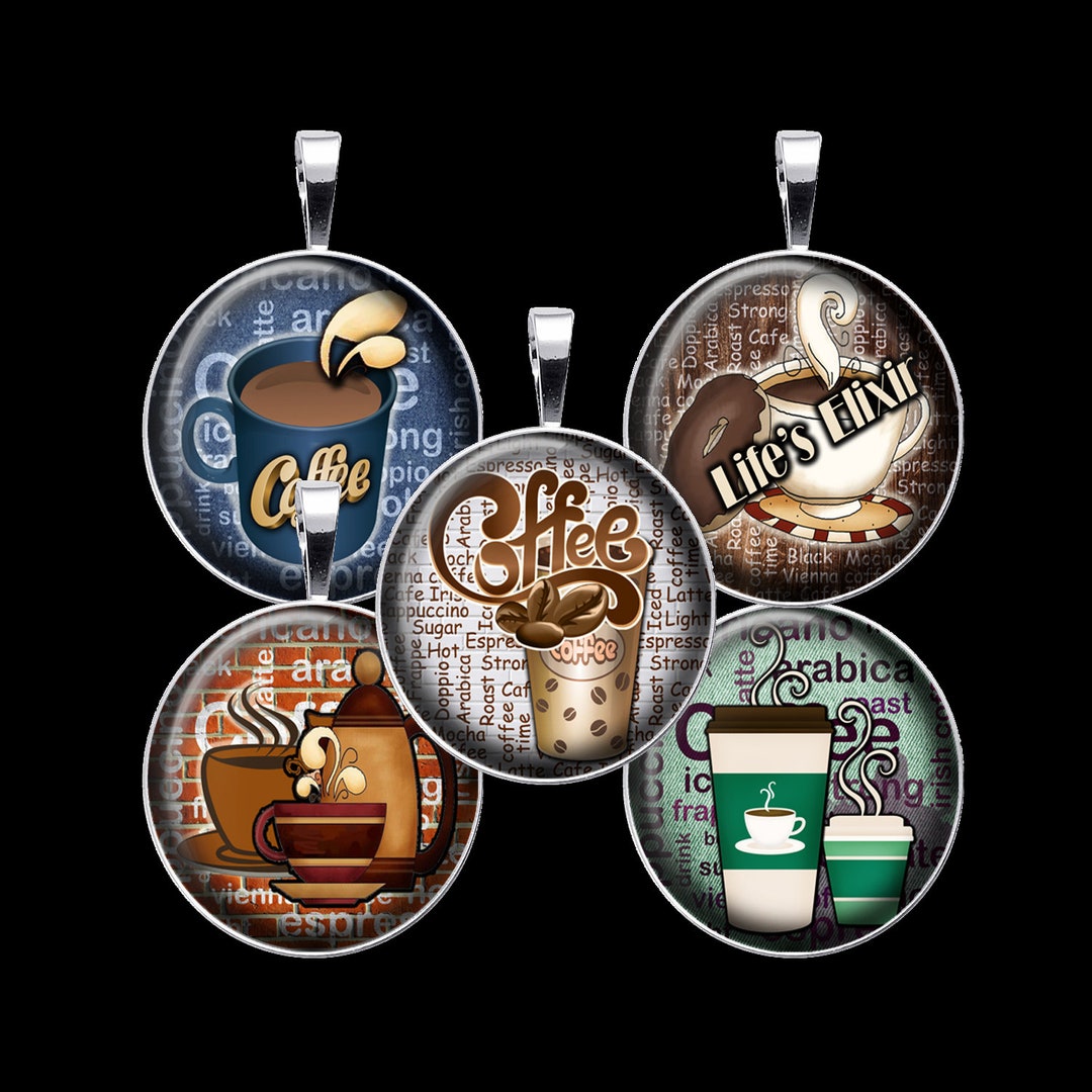 Coffee Digital Collage Sheet DCC039 - Cappuccino, Latte, Espresso ...