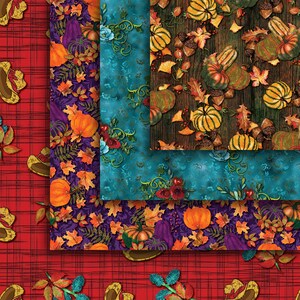 Autumn Seamless Digital Paper Pack, Fall Digital Paper Pattern ...