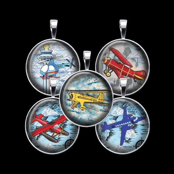 Airplanes Digital Collage Sheet Flight Collage Aviation | Etsy