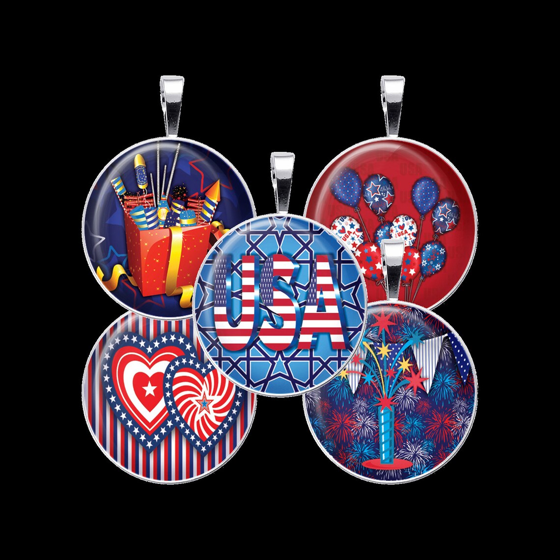 Patriotic Collage Sheet America Collage USA Collage 4th of - Etsy