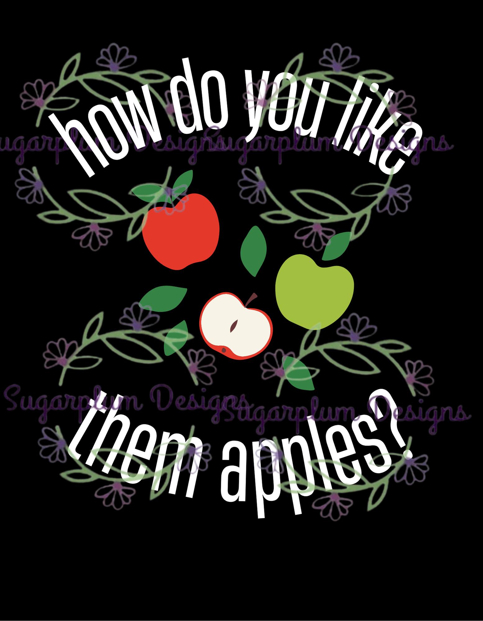 How Do You Like Apples SVG - Etsy