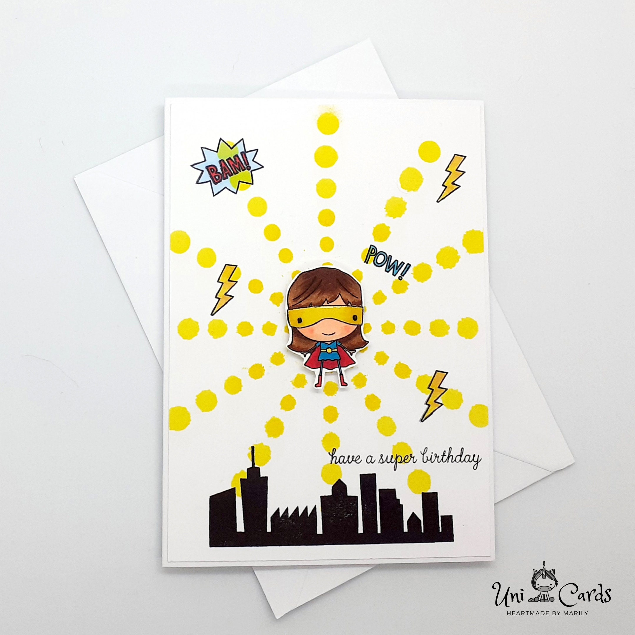 Super Heroes Handmade Birthday Card - Etsy UK