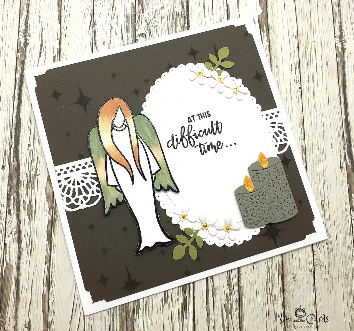 Handmade Sympathy Card Condolences Comforting Card Support - Etsy