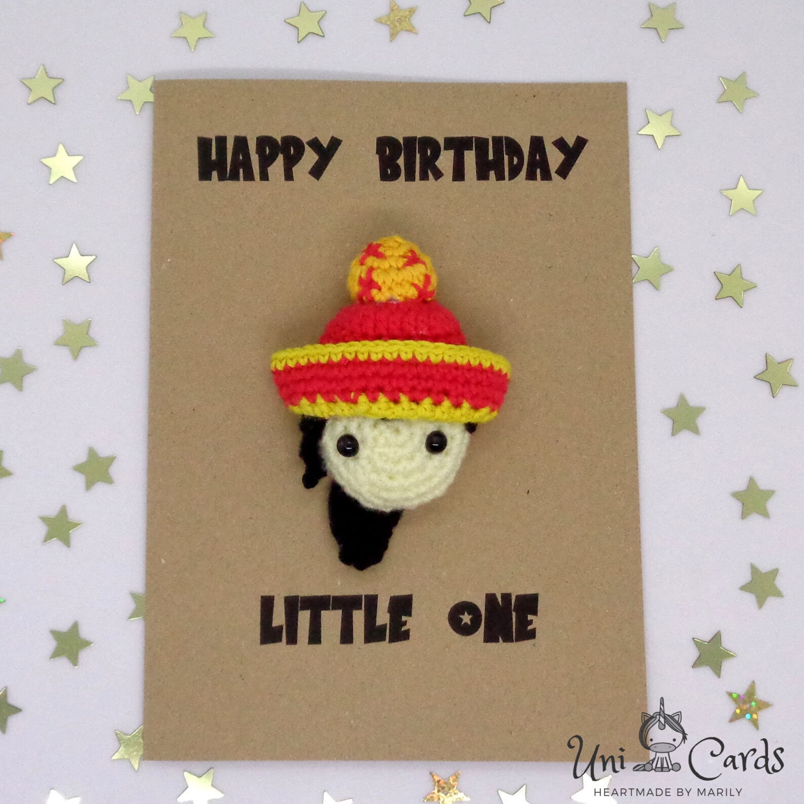 Dragon Ball Inspired Card, Crochet Amigurumi Card, Gohan Kid - Etsy