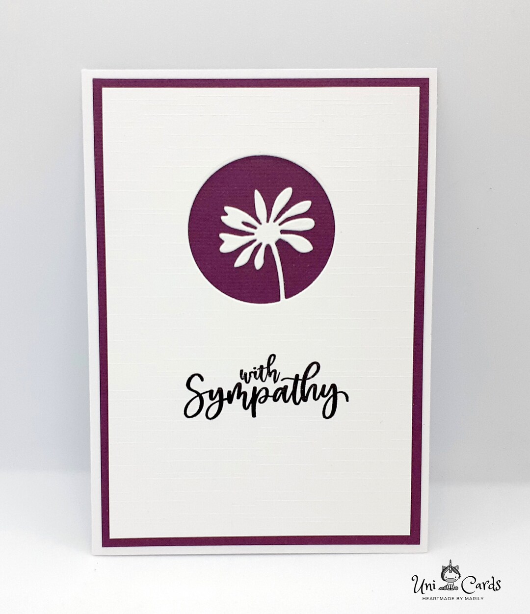 Handmade Sympathy Card, Condolences - Etsy
