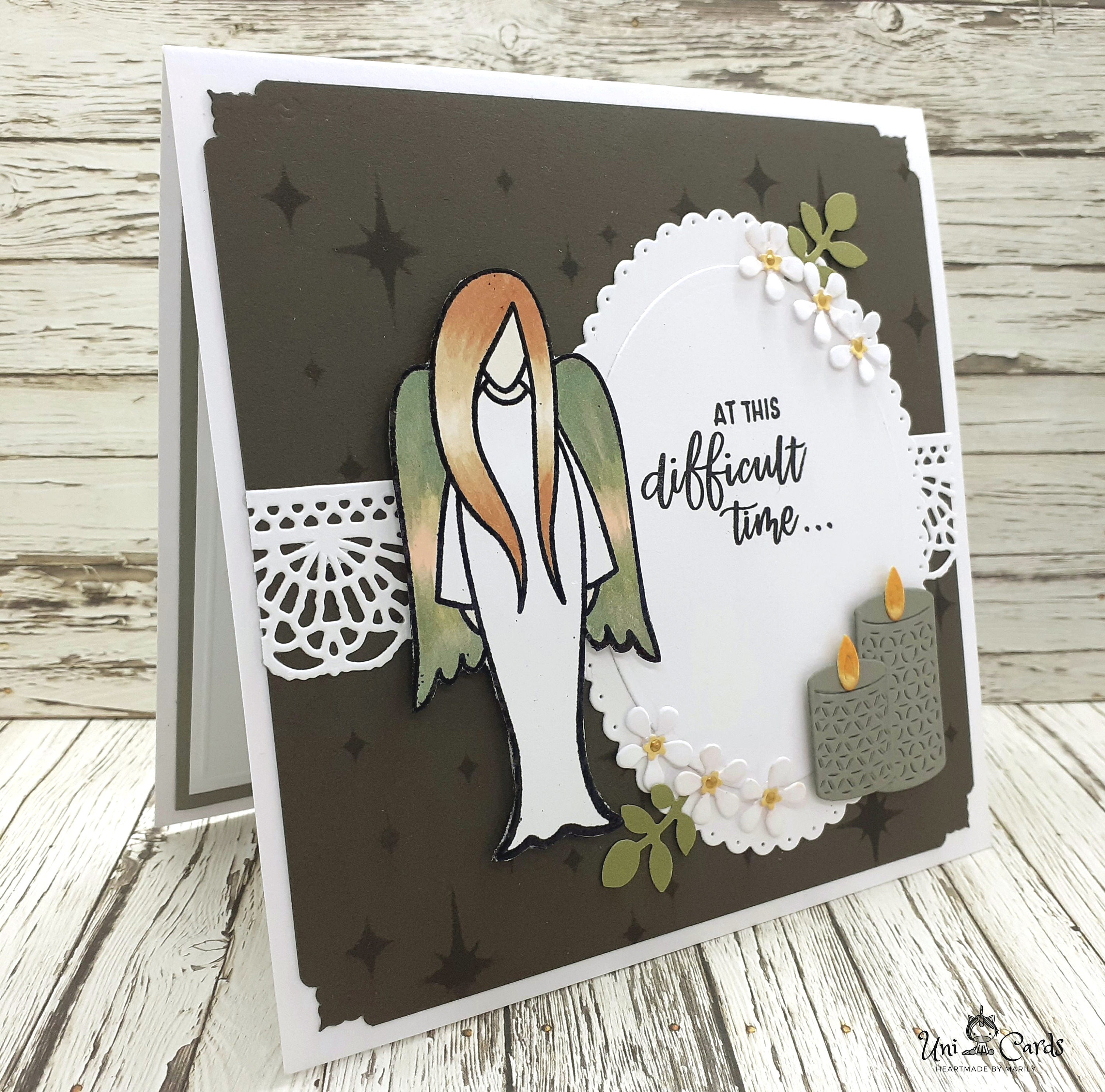 Handmade Sympathy Card Condolences Comforting Card Support - Etsy