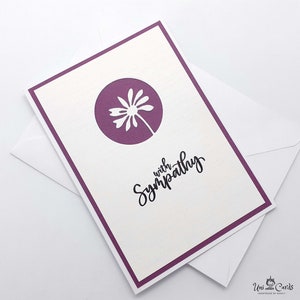 Handmade Sympathy Card, Condolences - Etsy