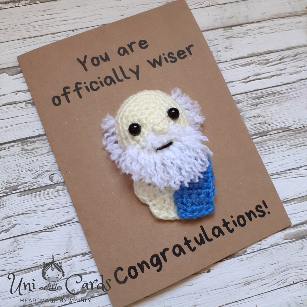 Ancient Greek Philosopher Card, Graduation Crochet Card, Socrates ...