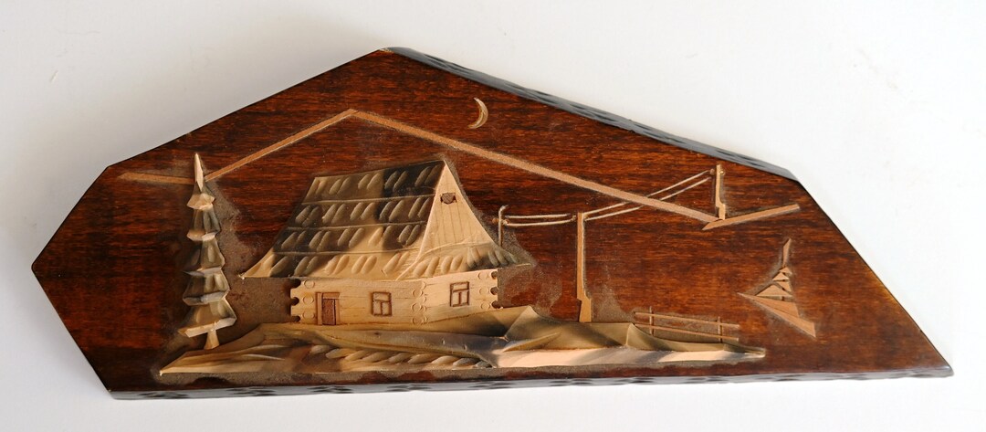 3D Carved Wood Ukrainian Plaque - Etsy