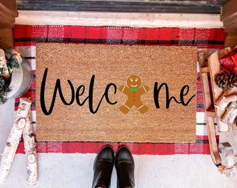 Gingerbread Door Mat - Etsy