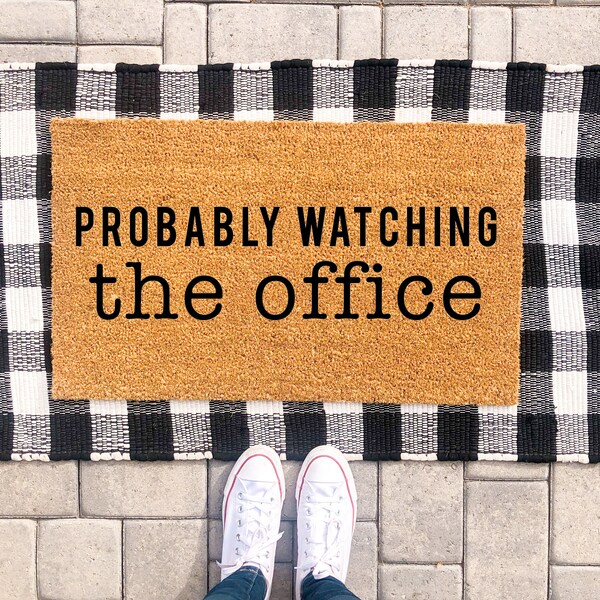 The Office Doormat - Etsy