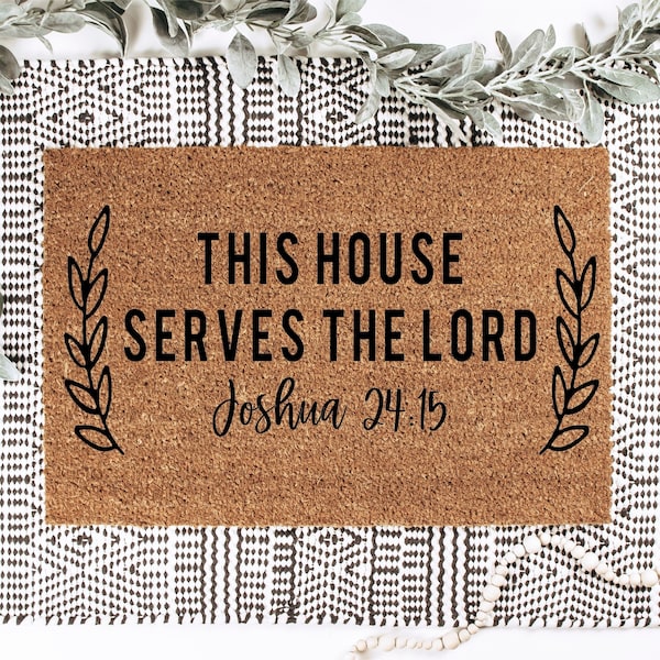 Bible Verse Doormat - Etsy
