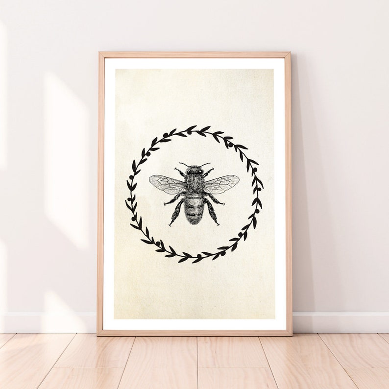 French Provincial Bee Canvas Art Print Paper Print French - Etsy Australia