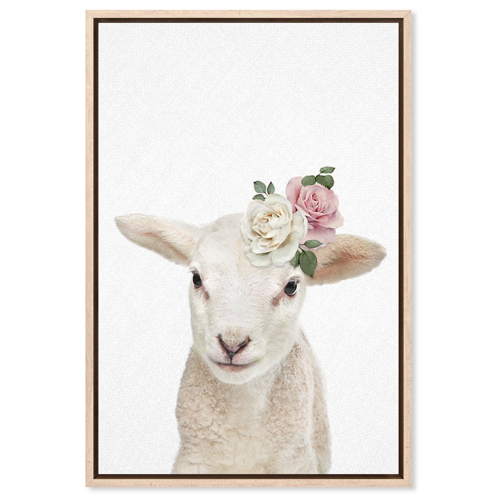 Vintage Lamb Canvas Art Print Paper Print Baby Animal | Etsy