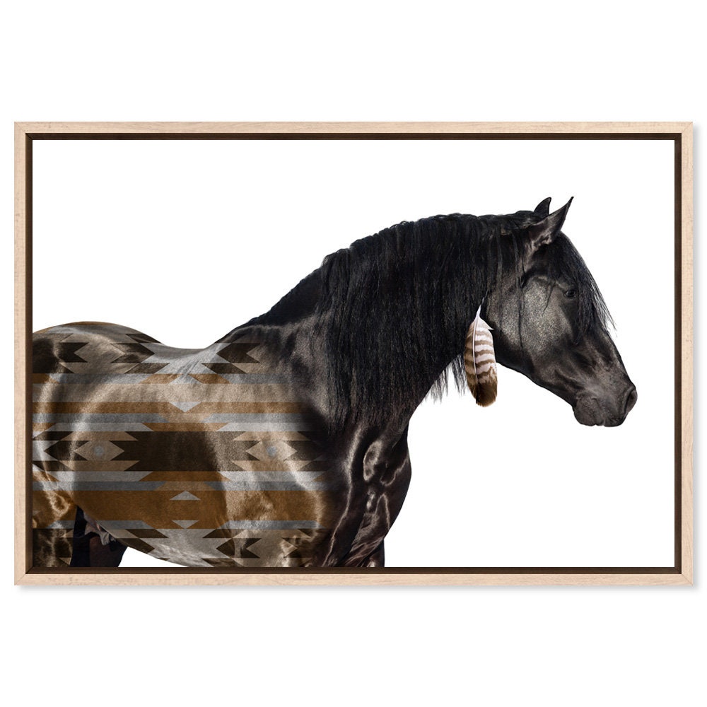 Native American Horse, Canvas Art Print, Paper Print, Horse Print ...