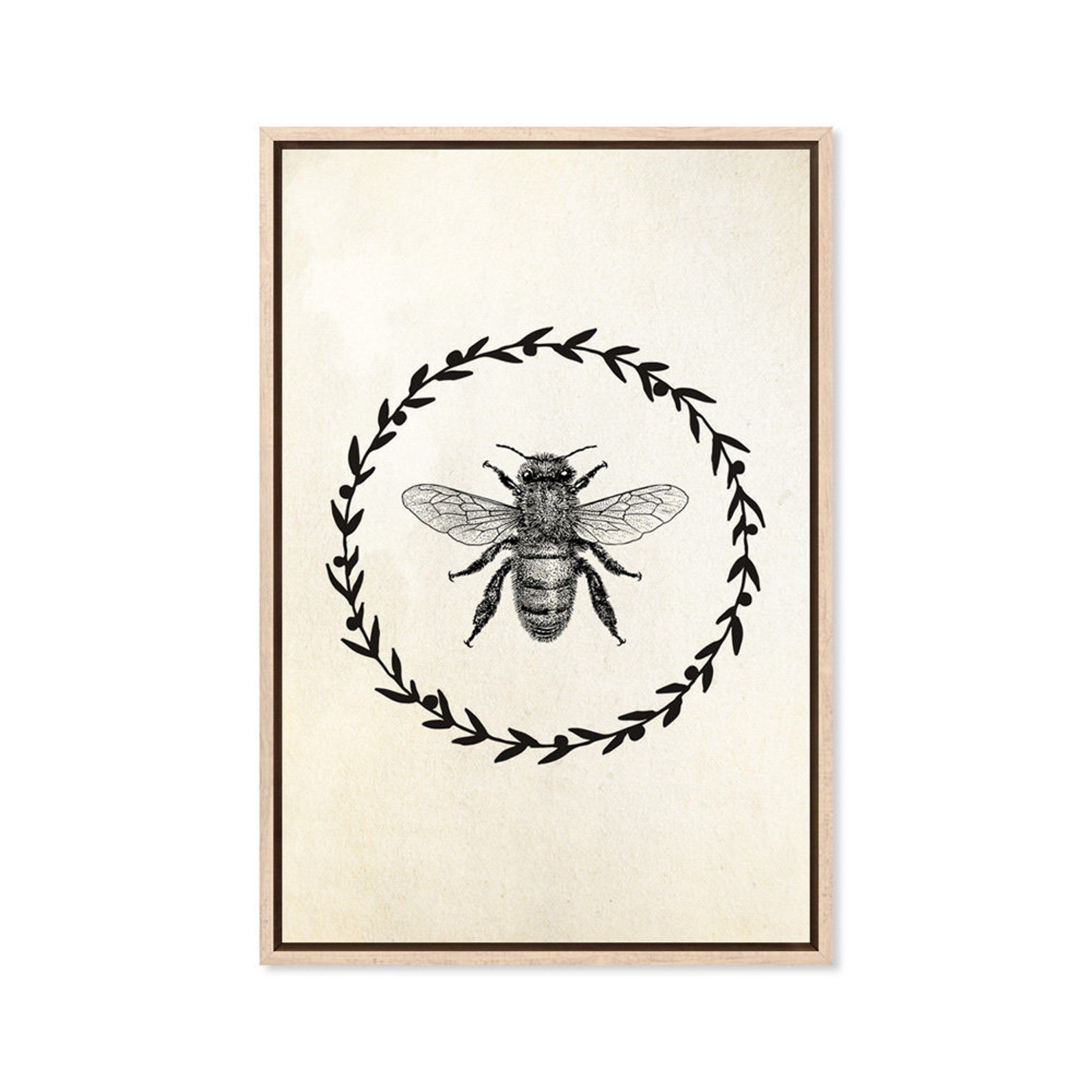 French Provincial Bee Canvas Art Print Paper Print French - Etsy