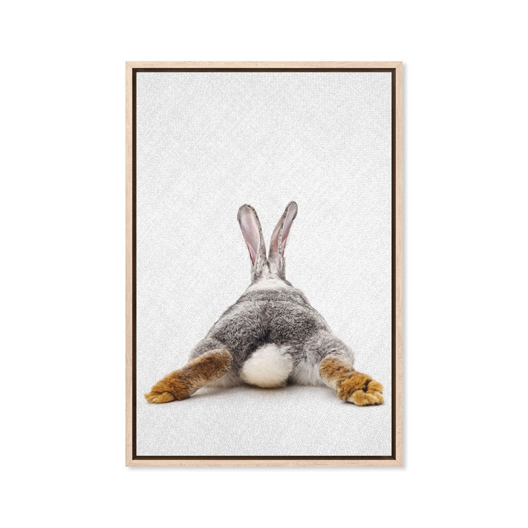 Rabbit Tail, Canvas Art Print, Paper Print, Bunny, Woodland, Nursery ...