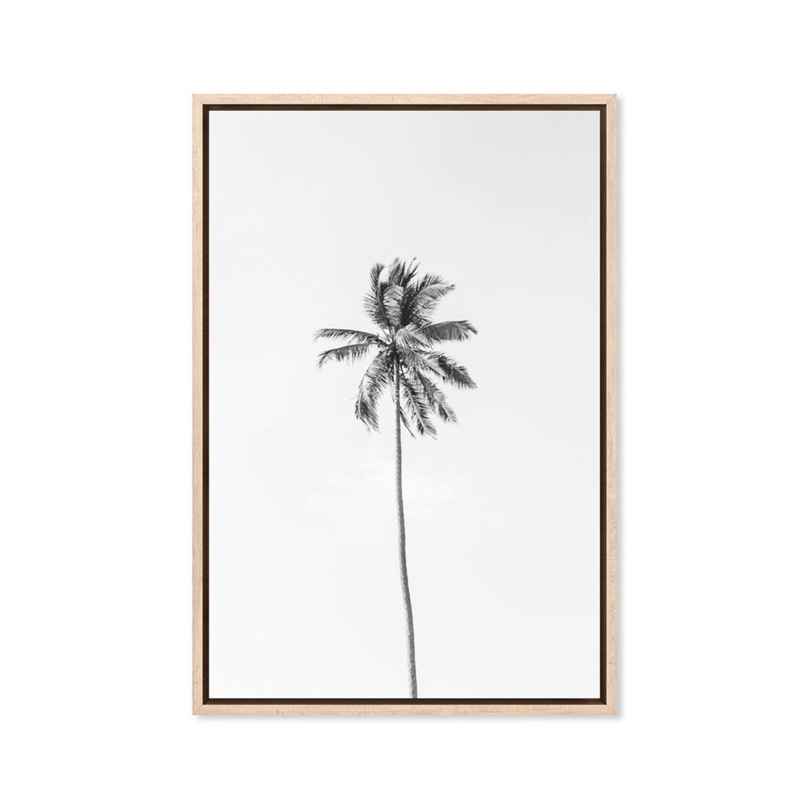 Beach Palm Tree Canvas Art Print Tropical Art Wall Decor - Etsy